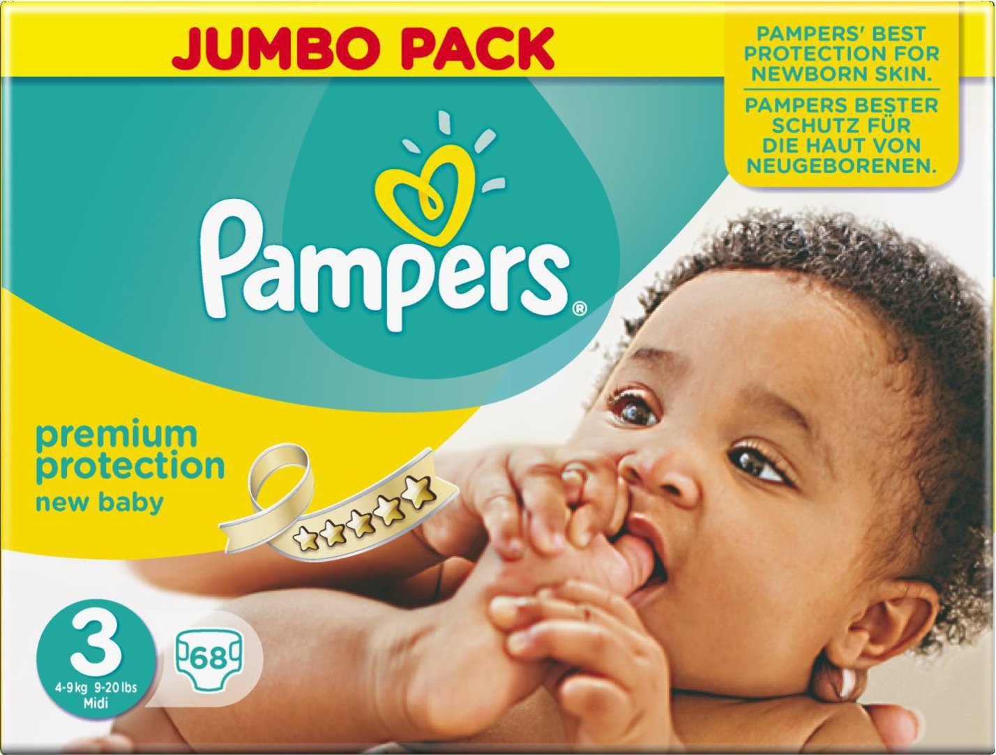 Pampers New Baby Jumbo Pack No 3 4 9Kg 68 Skroutz gr Pampers New Baby Jumbo Pack No 3 4 9Kg 68 Skroutz gr