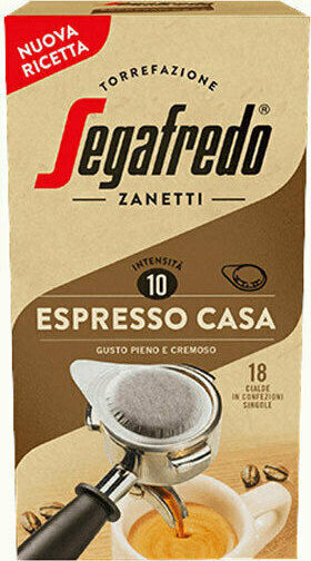 Segafredo Κάψουλες Espresso CASA ESE PODS Συμβατές με Μηχανή E.S.E. Pod ...