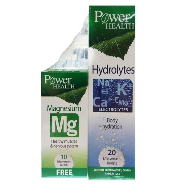 Power Health Hydrolytes με Γεύση Λεμόνι 20 αναβράζοντα δισκία ...
