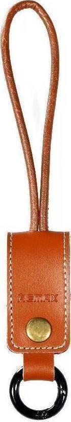 Remax Keychain USB to Lightning Cable Καφέ 0.32m (Western) | Skroutz.gr