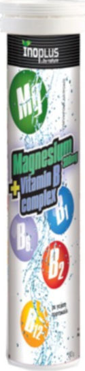 Ino Plus Magneziu + Complex de Vitamine B 300mg 20 comprimate ...