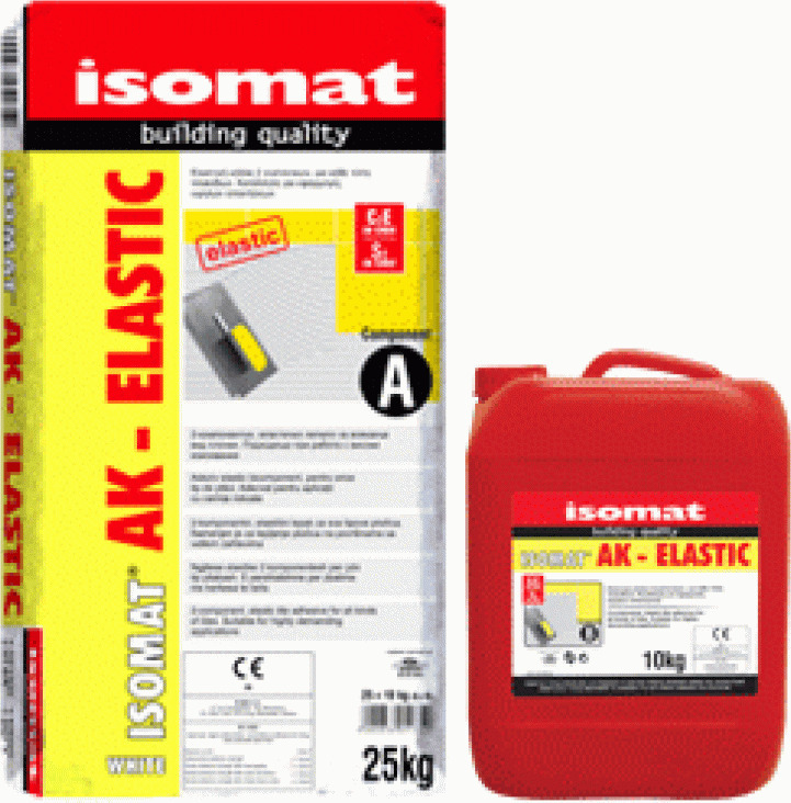 Isomat AK-Elastic Κόλλα Πλακιδίων Λευκή 25kg | Skroutz.gr