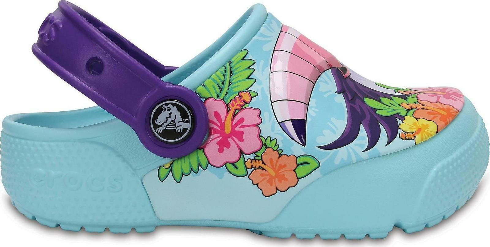 Crocs Παιδικά Ανατομικά Σαμπό Θαλάσσης Funlab Lights 204133-940 ...