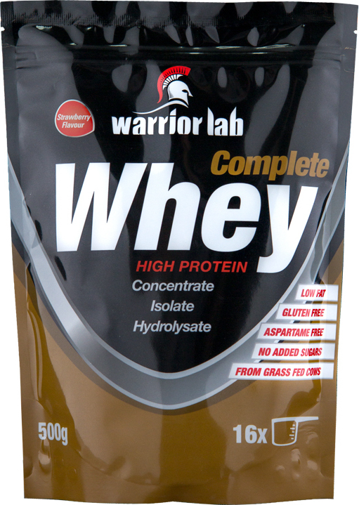 Warrior Lab Complete Whey Protein Gluten Free Cookies & Cream 500gr ...