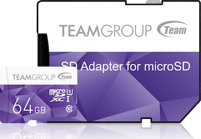 TeamGroup Color SDXC 64GB U1 with Adapter | Skroutz.gr