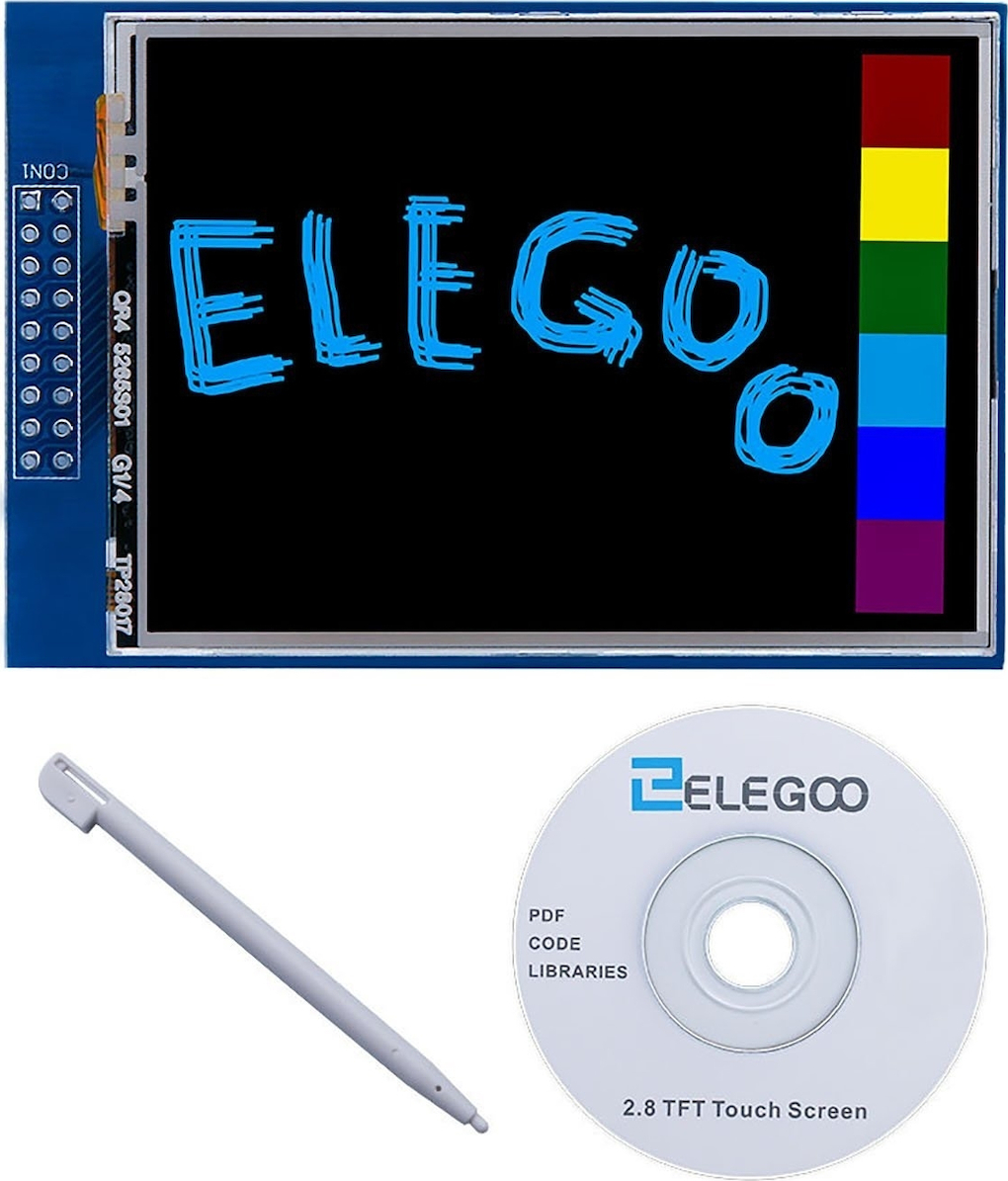 Elegoo TFT Touch Screen 2.8" για Arduino Uno R3 EL-SM-004 | Skroutz.gr