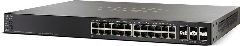 Cisco SG550X-24MP Managed L2 PoE+ Switch με 24 Θύρες Gigabit (1Gbps ...