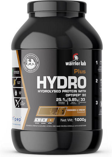 Warrior Lab Hydro Plus Πρωτεΐνη Ορού Γάλακτος Χωρίς Γλουτένη με Γεύση ...