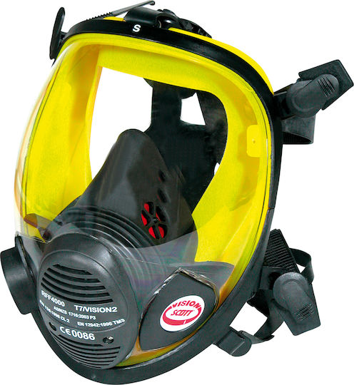 Scott Μάσκα Ολόκληρου Προσώπου με Εναλλάξιμα Φίλτρα Vision 2 RF 4000 ...