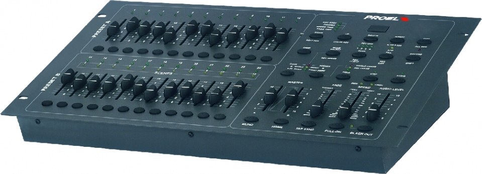Proel PLBR12 12/24 DMX Controller DMX Controller Κονσόλα Φωτισμού ...