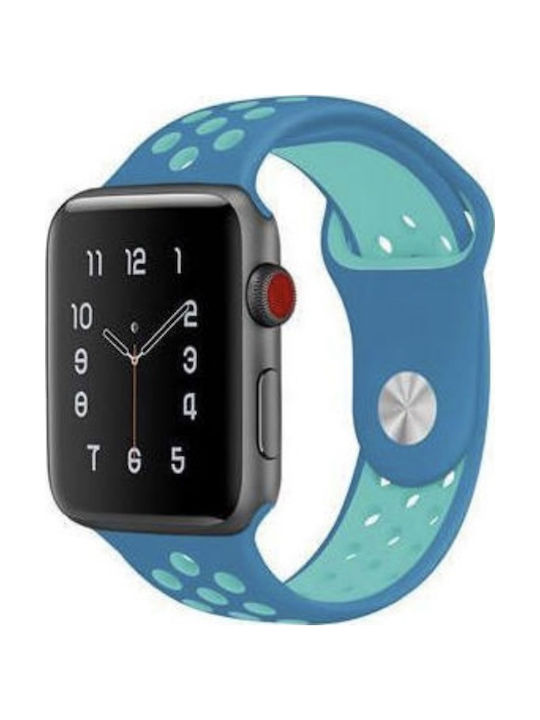 Λουράκι Σιλικόνης Blue-Light Blue (Apple Watch 42/44mm) | Skroutz.gr