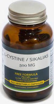 Sikalias Laboratories L Cystine 500mg Ειδικό Συμπλήρωμα Διατροφής 60 ...