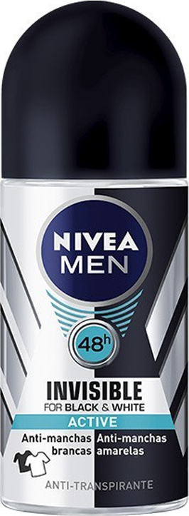 Nivea Men Invisible For Black & White Active 48h Anti-transpirant Roll ...