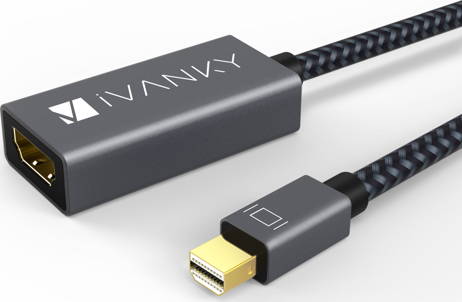 iVanky DP01 Μετατροπέας mini DisplayPort male σε HDMI female Γκρι ...