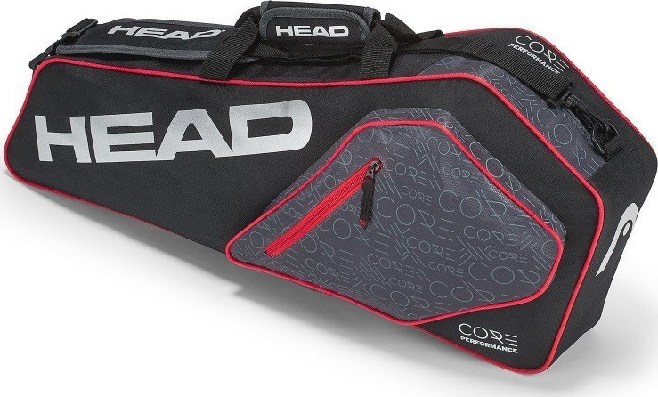 Head Core Pro 3R 2018 283557-BKSI Τσάντα Ώμου / Χειρός Τένις 3 Ρακετών ...