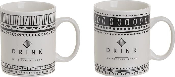 Click Drink Λευκό/Μαύρο 2τμχ | Skroutz.gr