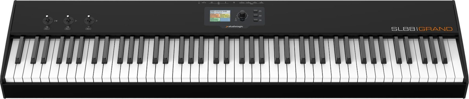 StudioLogic Midi Keyboard SL88 Grand με 88 Πλήκτρα σε Μαύρο Χρώμα ...