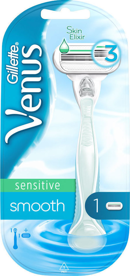 Gillette Venus Sensitive Smooth Skin Elixir Ξυραφάκι Σώματος με ...