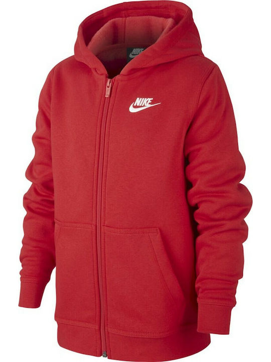 red nike hoodie boys
