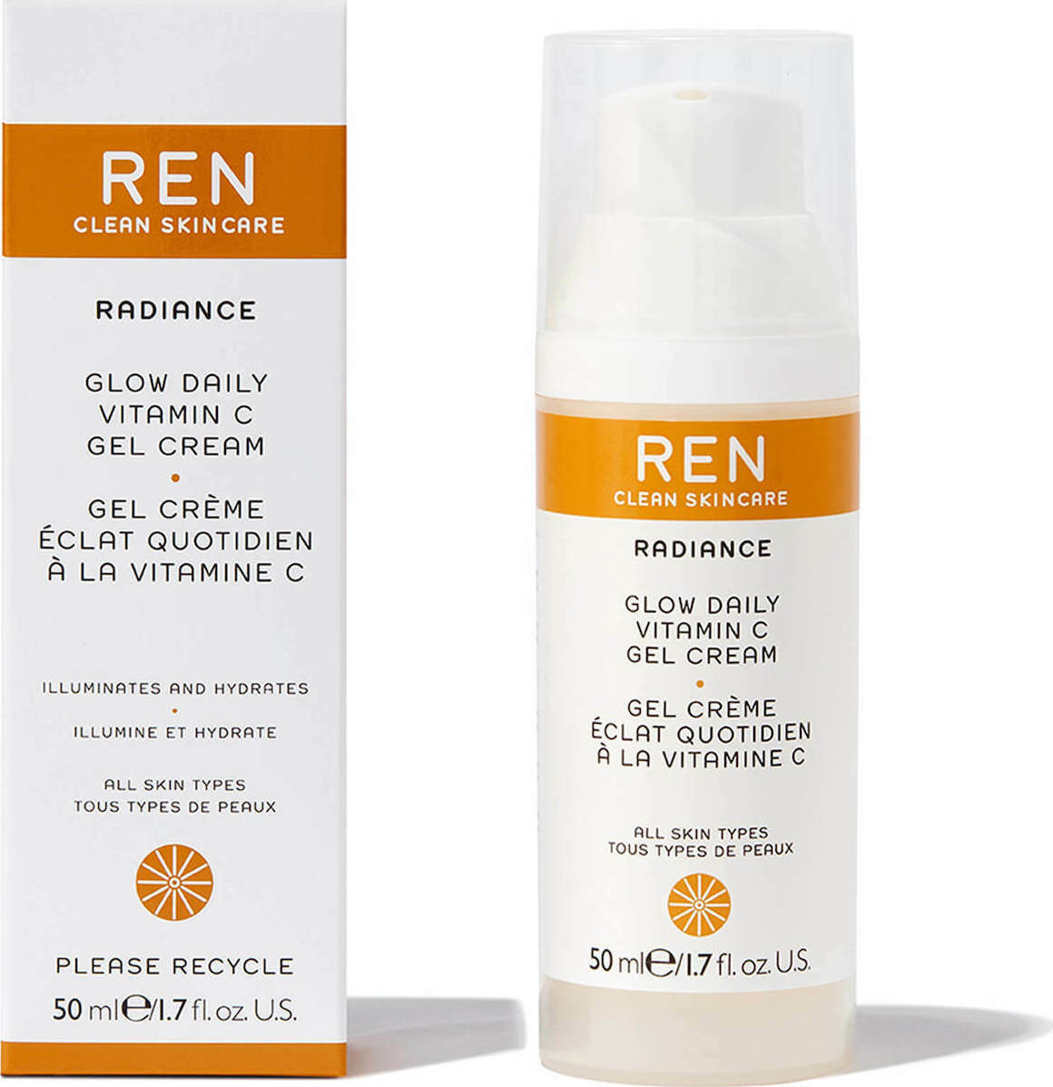 Ren Ενυδατικό Gel Προσώπου Ημέρας με Βιταμίνη C 50ml | Skroutz.gr