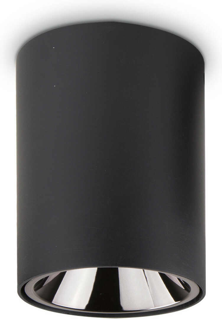 Ideal Lux Nitro Round Μονό LED Σποτ σε Μαύρο Χρώμα 205984 | Skroutz.gr