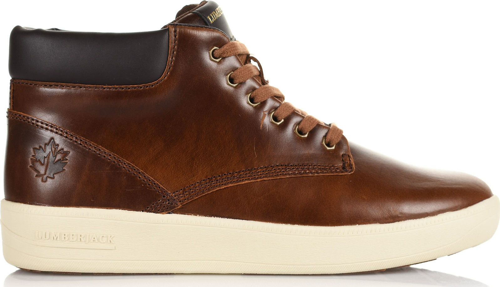 Lumberjack Winter Chuck Δερμάτινα Καφέ Ανδρικά Μποτάκια SM66001001X19 ...