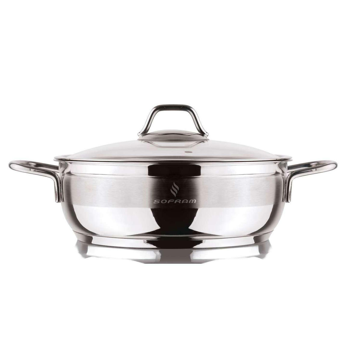 Sofram Soft Ανοξείδωτη Ρηχή Κατσαρόλα 6.5lt / 30cm YMS00200330 | Skroutz.gr
