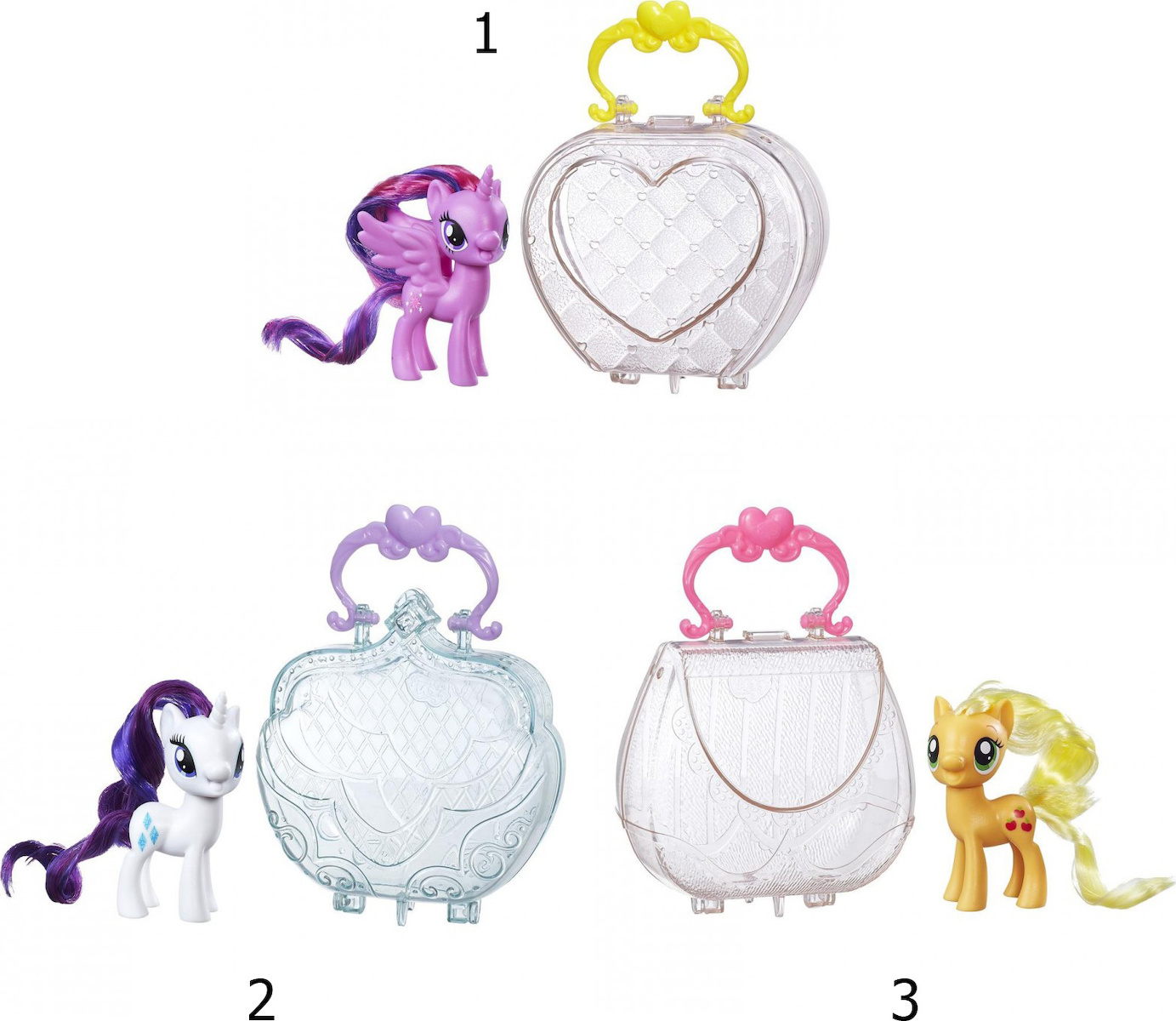 Hasbro Παιχνίδι Μινιατούρα My Little Pony On the Go Purse Rarity για 3 ...