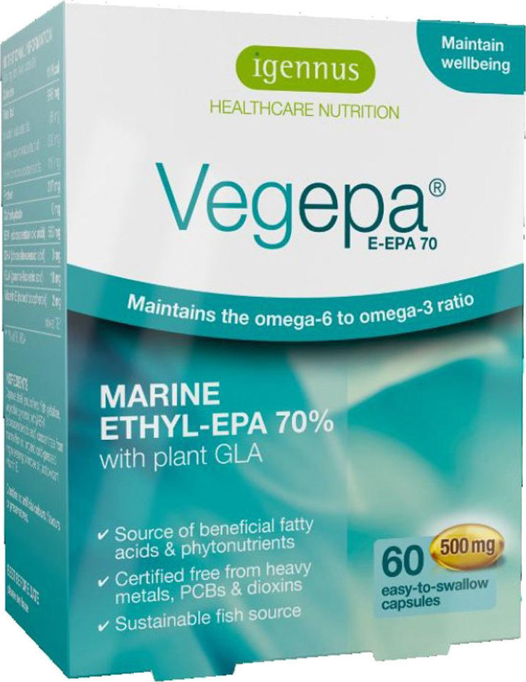 iGennus Vegepa Marine Ethyl-EPA 70% 60 μαλακές κάψουλες | Skroutz.gr