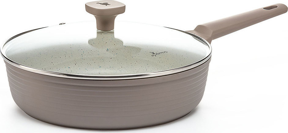 Luigi Ferrero Norsk Τηγάνι με Καπάκι από Αλουμίνιο με Επίστρωση από Πέτρα 28cm FR-4728M | Skroutz.gr