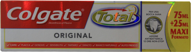 Colgate Total Original Toothpaste 75ml + 25ml | Skroutz.gr