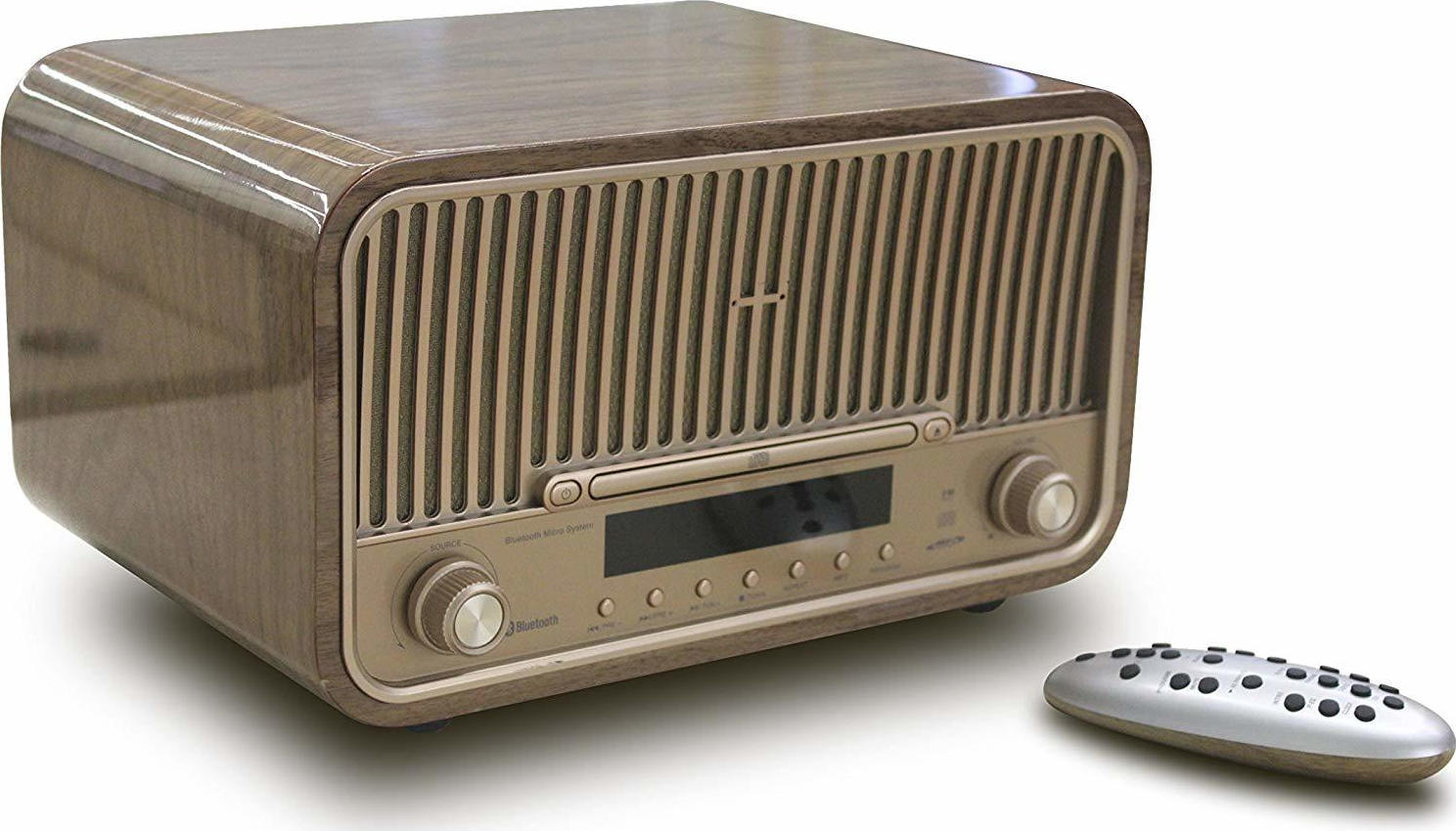 Neon Ηχοσύστημα 2.0 MCB820D Retro 30W με CD / Digital Media Player και ...