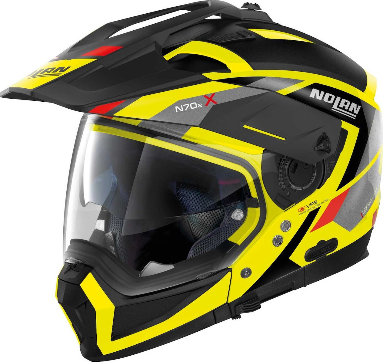 Nolan N70-2 X Grandes Alpes N-Com 27 Led Yellow | Skroutz.gr