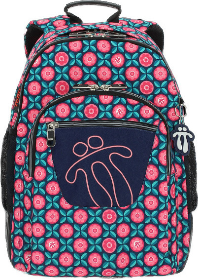 Totto Morral Rayol 6LU Σχολική Τσάντα Πλάτης Γυμνασίου - Λυκείου σε Ροζ ...