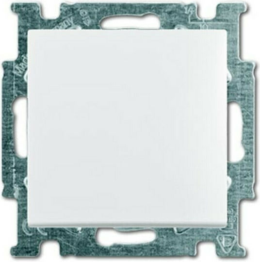 Abb Basic55 Χωνευτός Διακόπτης Τοίχου για Έλεγχο Φωτισμού χωρίς Πλαίσιο ...