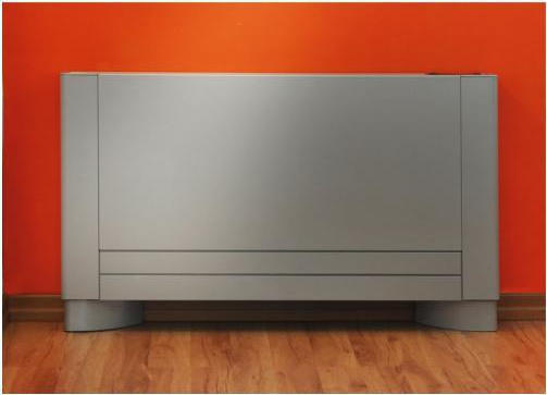 Innova RS 800 DC Δεξί Fan Coil 3.34/4.4kW Δαπέδου 133.5x12.9x57.9cm ...