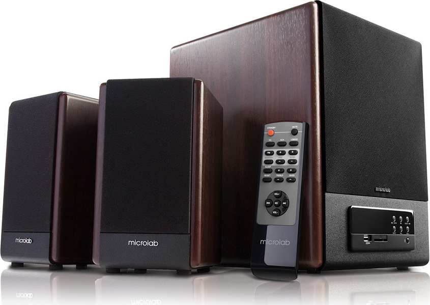 Microlab Ηχοσύστημα 2.1 FC530U 65W με Digital Media Player Μαύρο ...