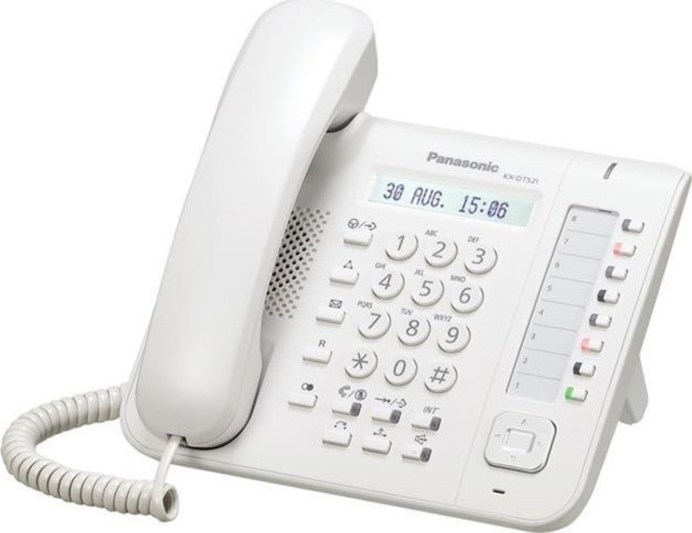 Panasonic KX-DT521 Ενσύρματο Τηλέφωνο Γραφείου Λευκό | Skroutz.gr