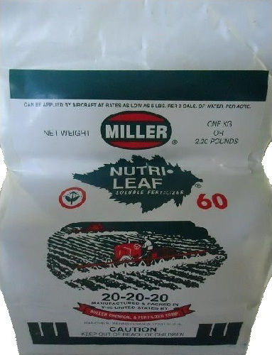 Miller Chemical Nutrileaf Κρυσταλλικό Λίπασμα Αζώτου, Φωσφόρου, Καλίου (20-20-20) Γενικής Χρήσης ...