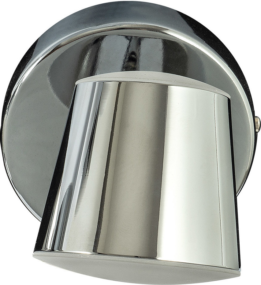 ARlight CA 412/1 Μονό Σποτ με Ενσωματωμένο LED και Θερμό Φως σε Ασημί ...