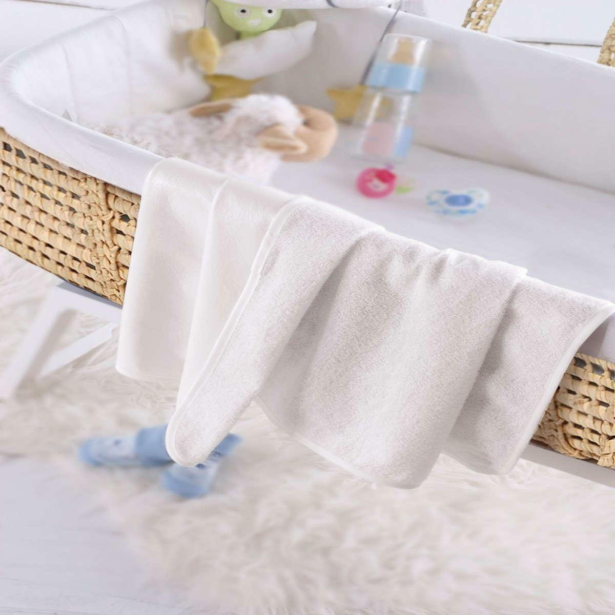 Rythmos Basics Αδιαβροχοποιημένο Σελτεδάκι σε Λευκό Χρώμα 60x120cm 109 ...