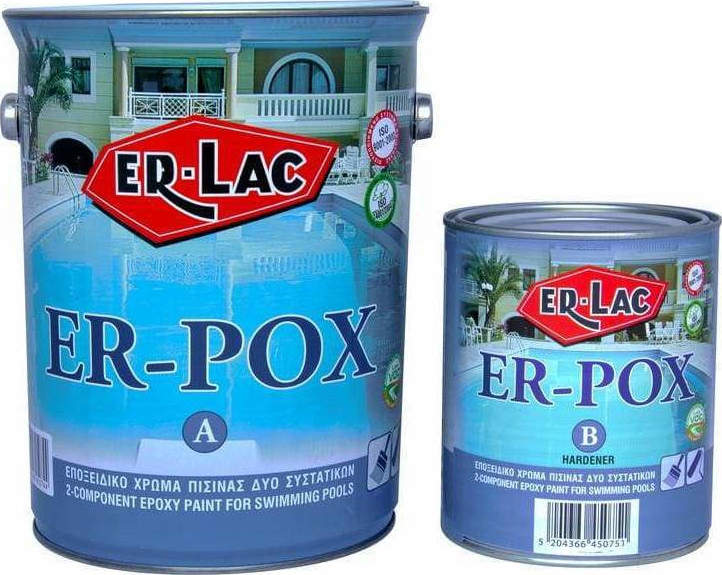ER-LAC Χρώμα Πισίνας Er-pox 20lt Λευκό | Skroutz.gr