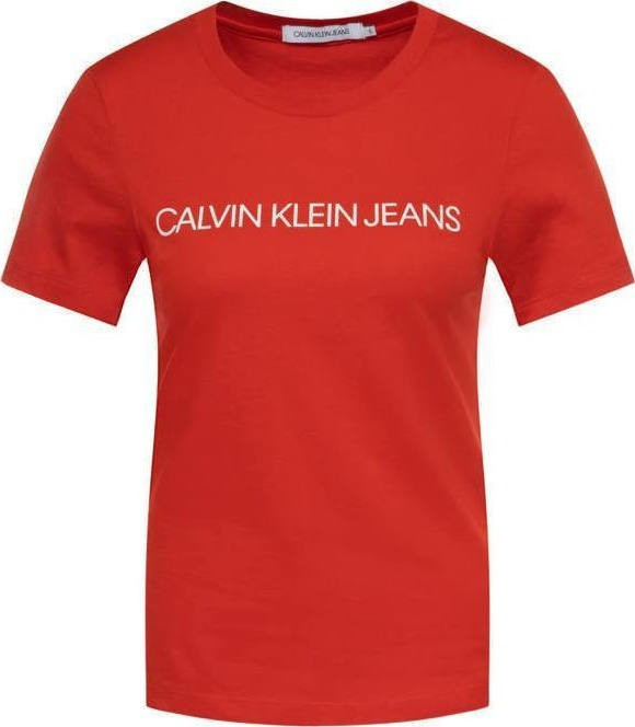 Calvin Klein Institutional Logo Slim J20j213127 Xa7 Red Skroutz Gr