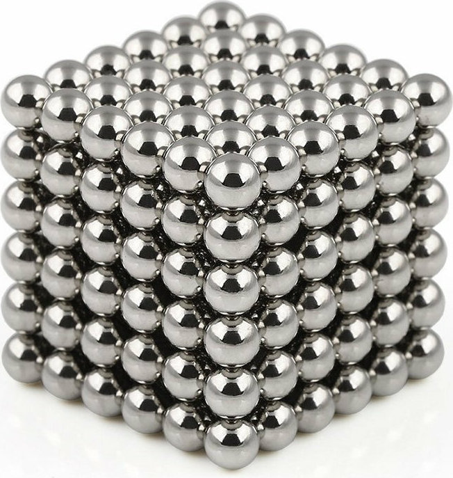 M-Cube Silver Μαγνητικές Μπίλιες για Διακόσμηση Γραφείου 216τμχ ...