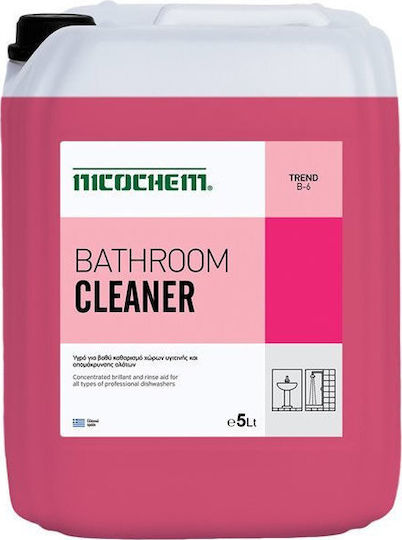 Nicochem Επαγγελματικό Παχύρρευστο Υγρό Καθαριστικό Μπάνιου 5lt ...
