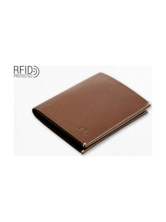Roik City Δερμάτινο Ανδρικό Πορτοφόλι Καρτών με RFID Καφέ | Skroutz.gr