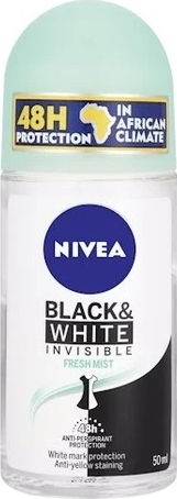 Nivea Black & White Invisible Fresh Mist 48h Antiperspirant Deodorant ...