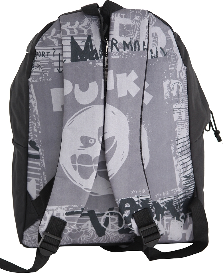 Street Lab Punk Σχολική Τσάντα Πλάτης Γυμνασίου - Λυκείου Μαύρη ...