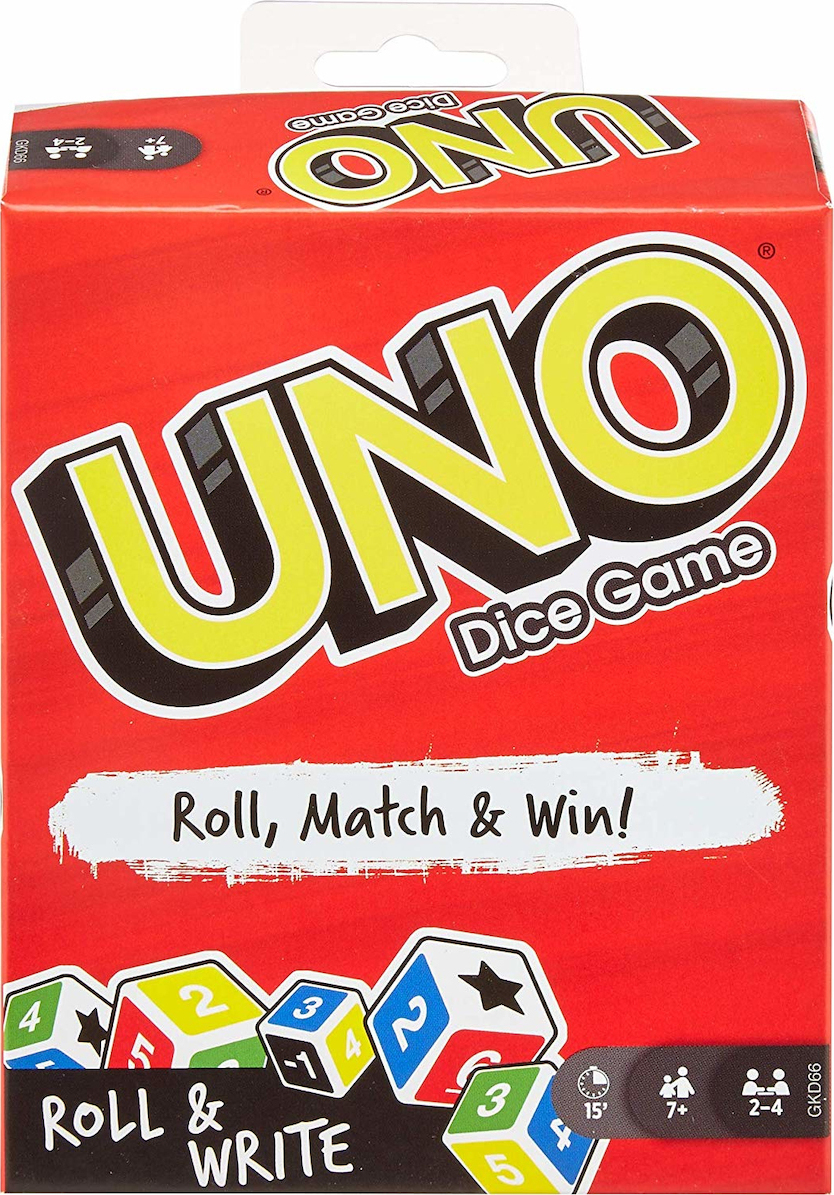 Mattel UNO Dice Game 2 4 7 GKD66 