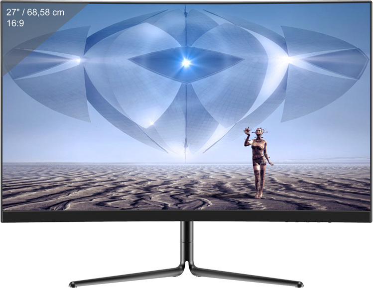 LC-Power LC-M27-FHD-165-C VA Curved Gaming Monitor 27" FHD 1920x1080 ...